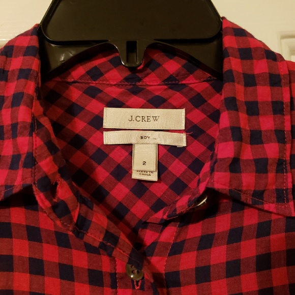 J. Crew | Tops | Jcrew Boy Shirt | Poshmark